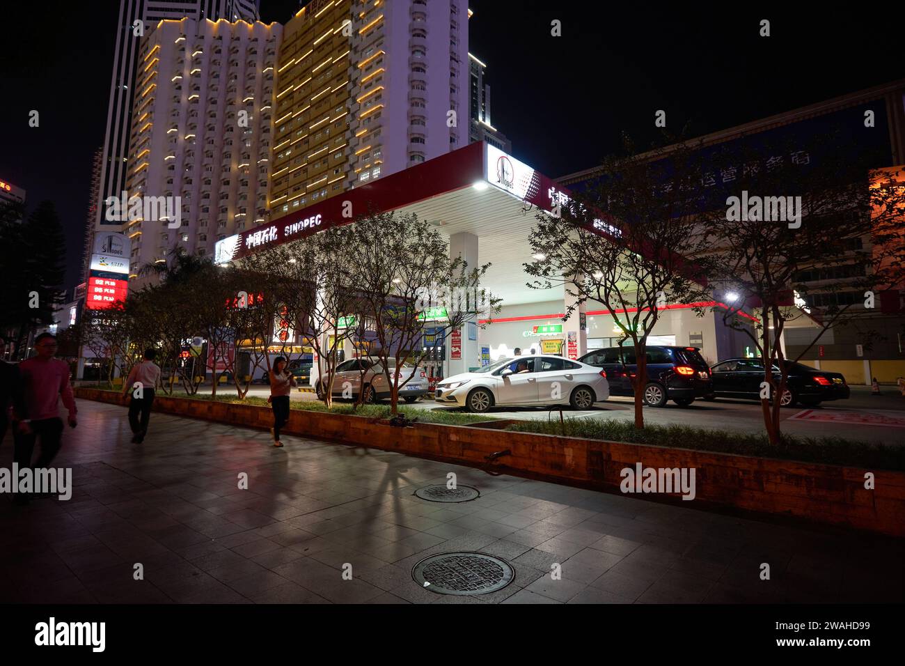 Chinese petrol station hi-res stock photography and images - Alamy