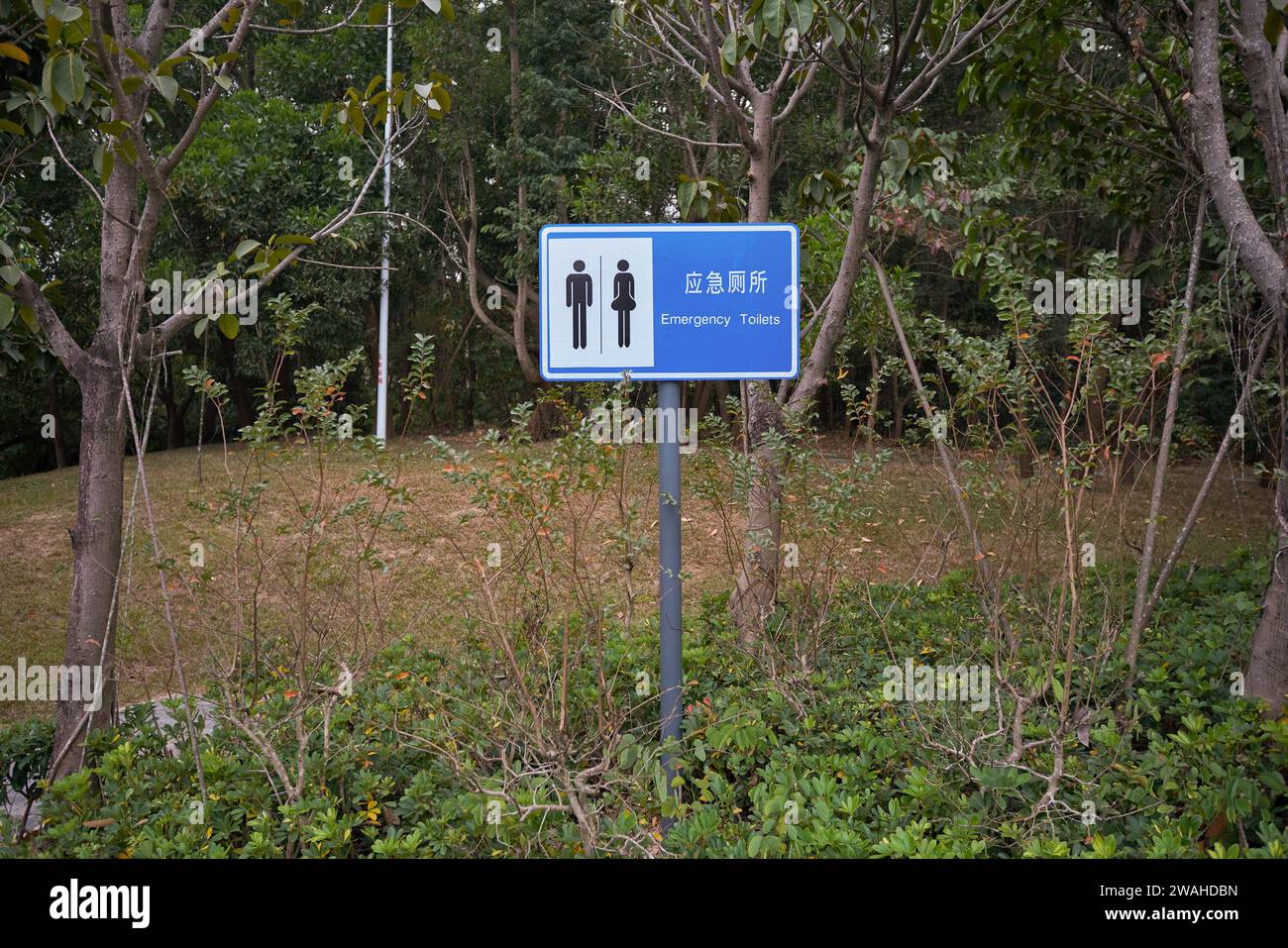 Toilet sign china hi-res stock photography and images - Alamy