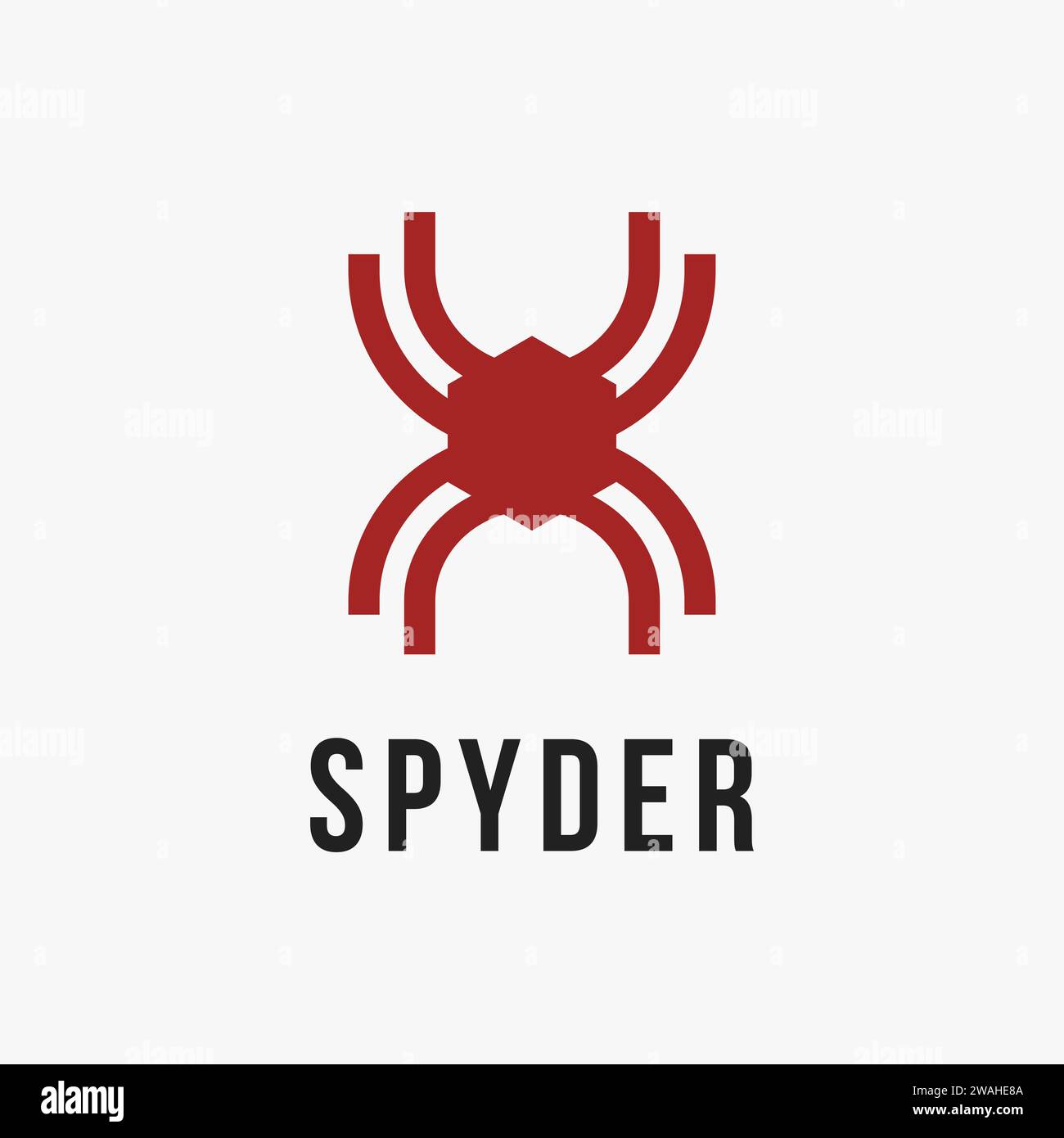 modern abstract spider logo icon vector template on white background ...