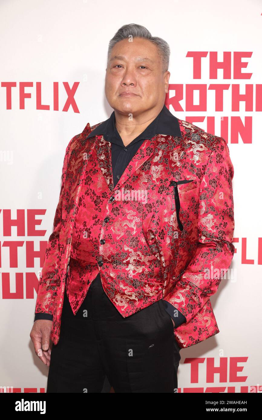 Los Angeles, Ca. 4th Jan, 2024. Kelvin Han Yee at the Netflix Premiere ...