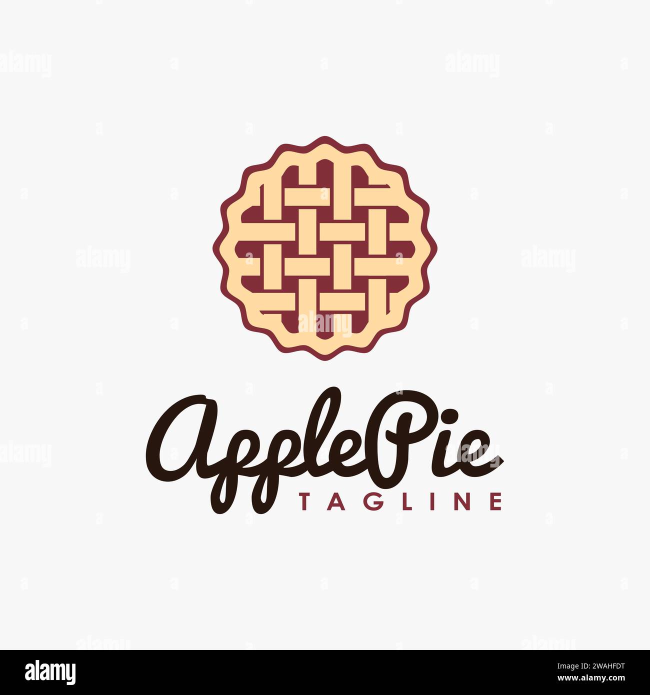 Pie logo hi-res stock photography and images - Alamy