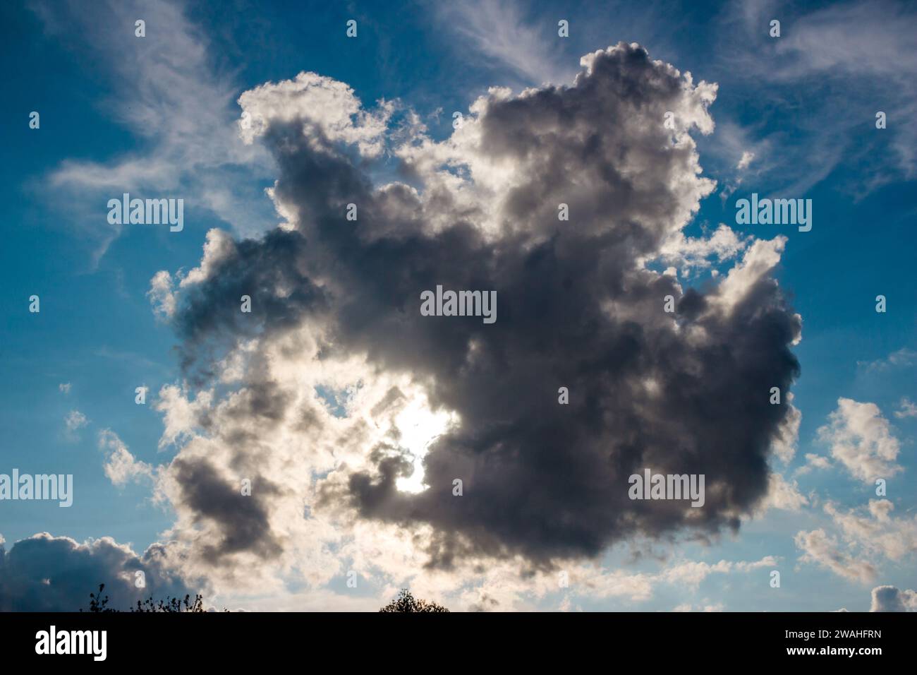 Beautiful cloud covering sun hi-res stock photography and images - Alamy