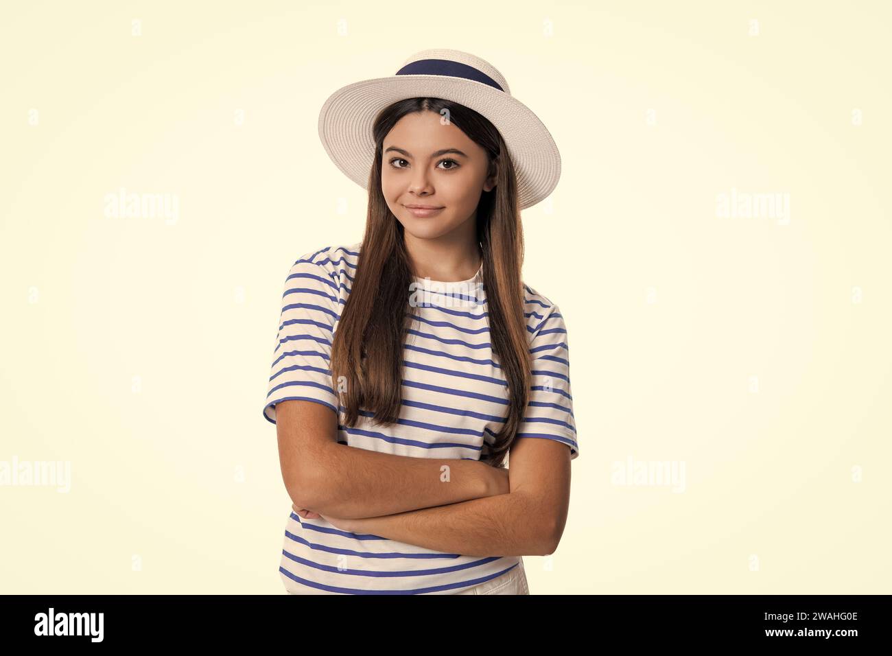 portrait of summer stylish teen girl on background. summer stylish teen ...