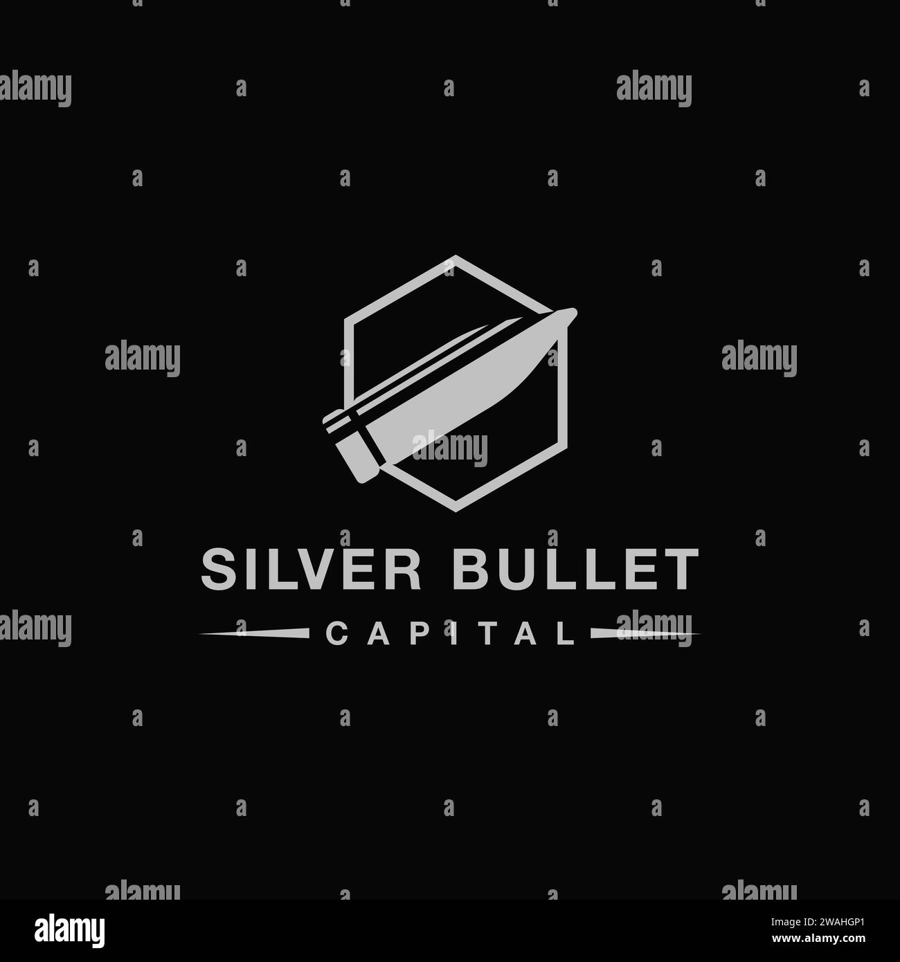 Fast bullet logo icon vector template on black background Stock Vector ...