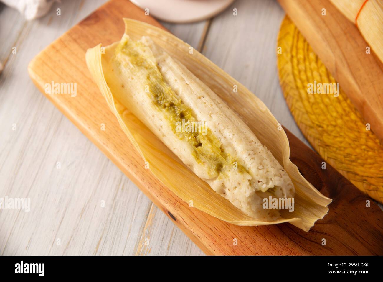 Tamales. Prehispanic dish typical of Mexico and some Latin American ...