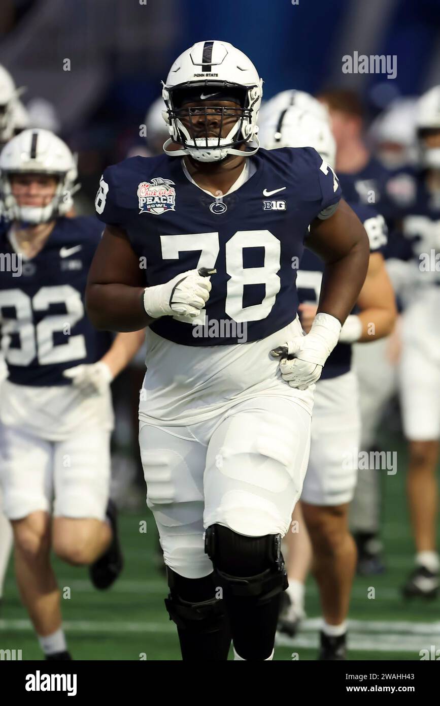 ATLANTA, GA - DECEMBER 30: Penn State Nittany Lions offensive lineman ...
