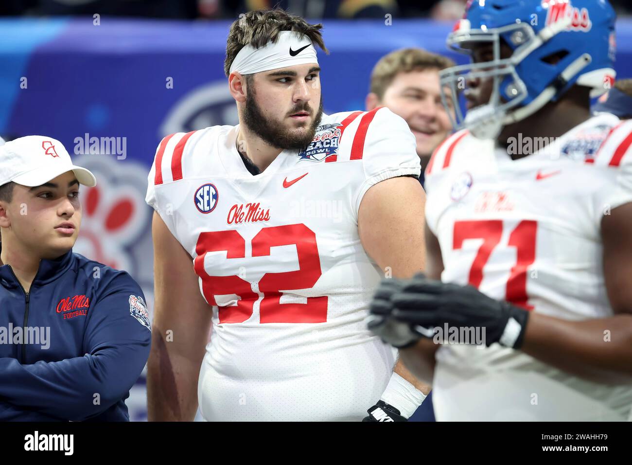 ATLANTA, GA - DECEMBER 30: Ole Miss Rebels offensive lineman Brycen ...
