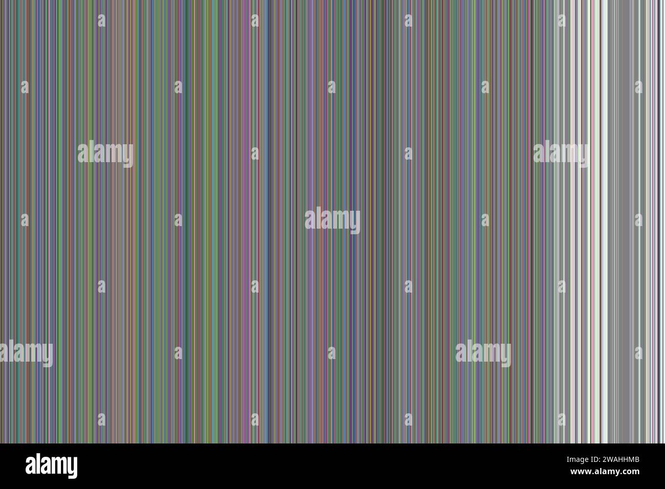 glitchy damaged digital image turned into set of vertical lines of ...