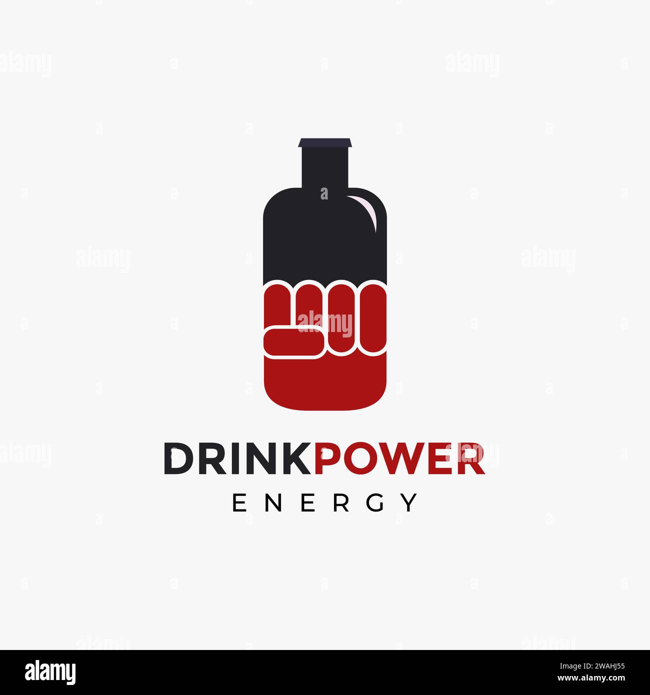 Power drink, Energy drink logo icon vector template on white background ...