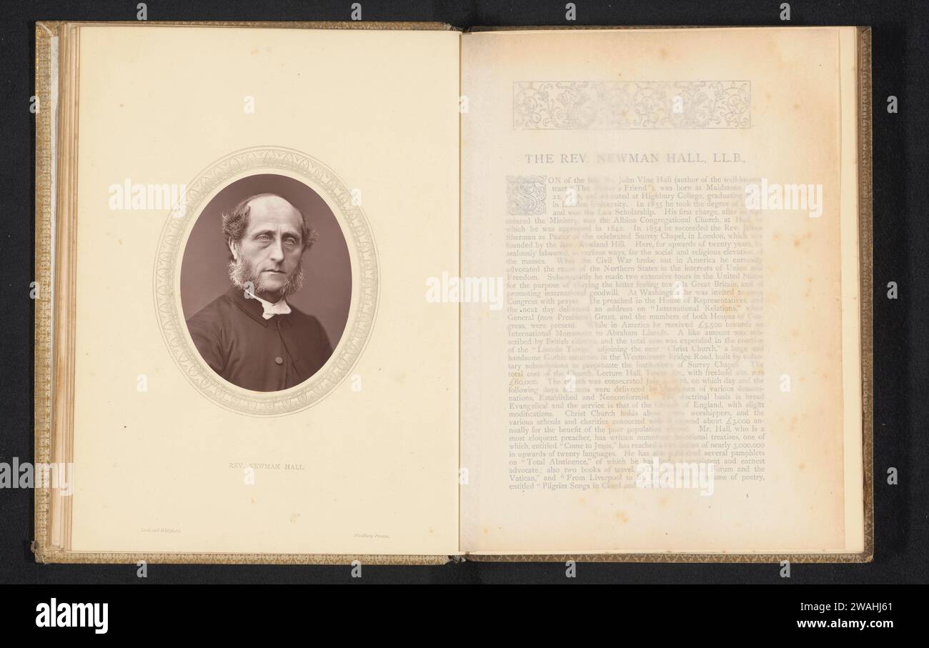 Rev. Newman Hall, Lock & Whitfield, c. 1871 - in or before 1876 ...