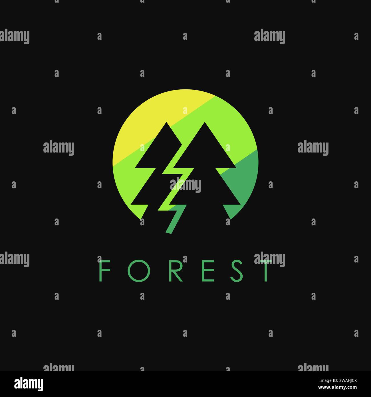 Dark and moody sunset Stock Vector Images - Alamy