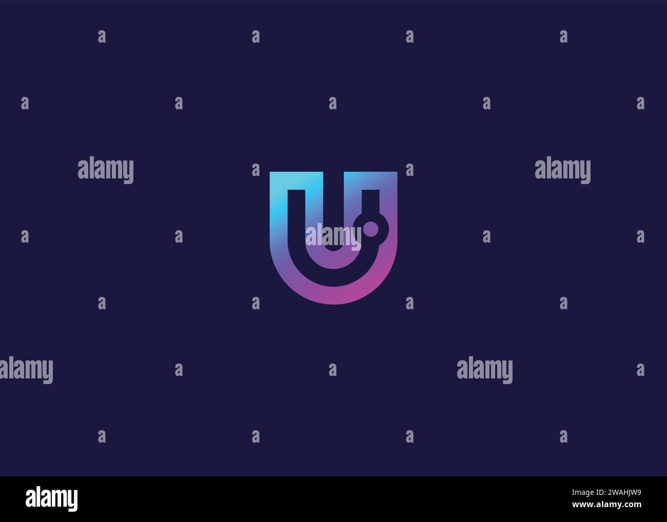 Molecule u logo hi-res stock photography and images - Alamy