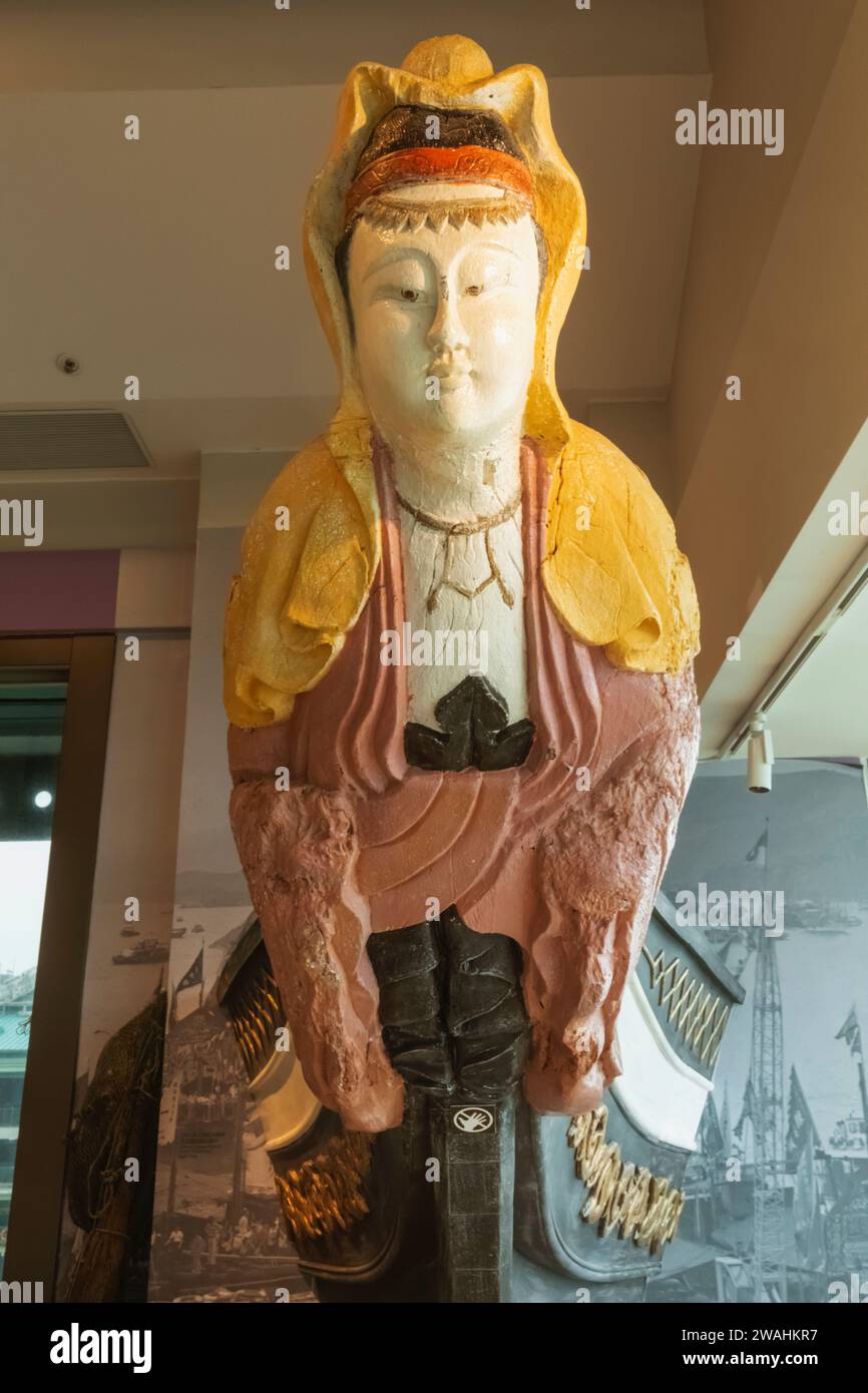 China, Hong Kong, Hong Kong Island, Maritime Museum, Display of ...