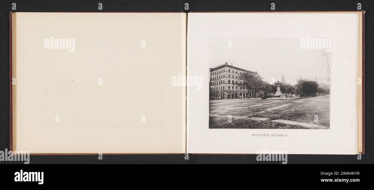 View of Victoria Square in Montréal, Anonymous, in or after 1885 ...