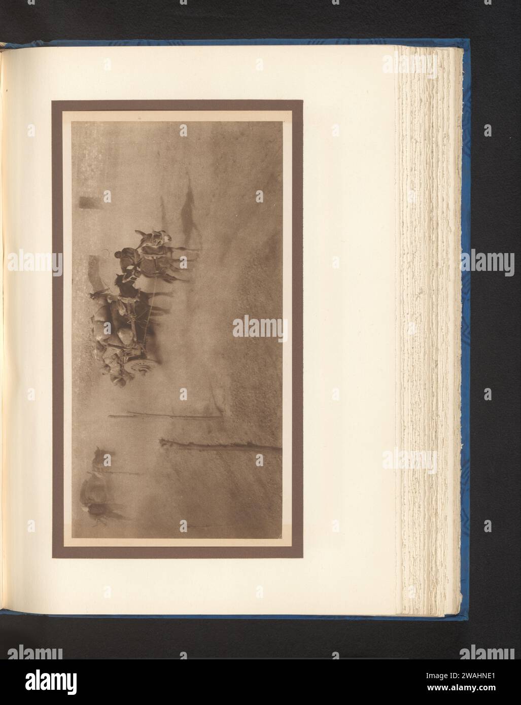 Path with donkeys pulled by donkeys, Donald Mennie, c. 1915 - In or ...