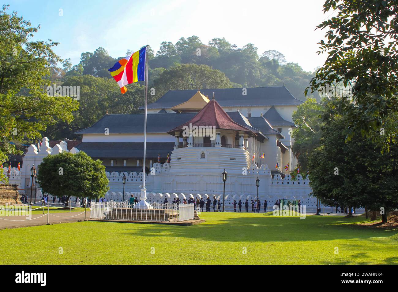 The Kandy Dalada Palace, also known as the Temple of the Tooth, is a ...