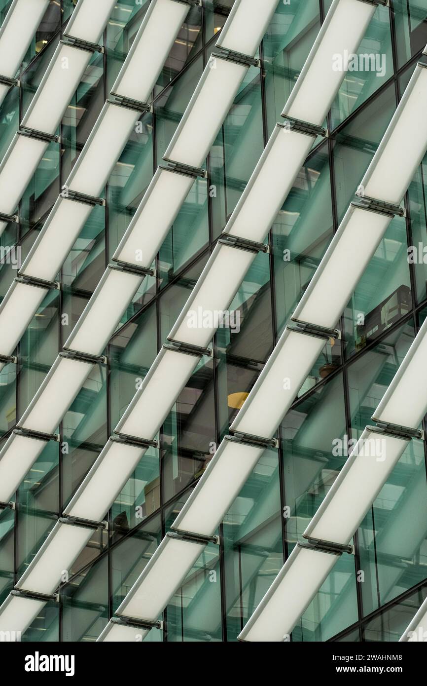 Abstract detail of the facade of a contemporary building Stock Photo ...