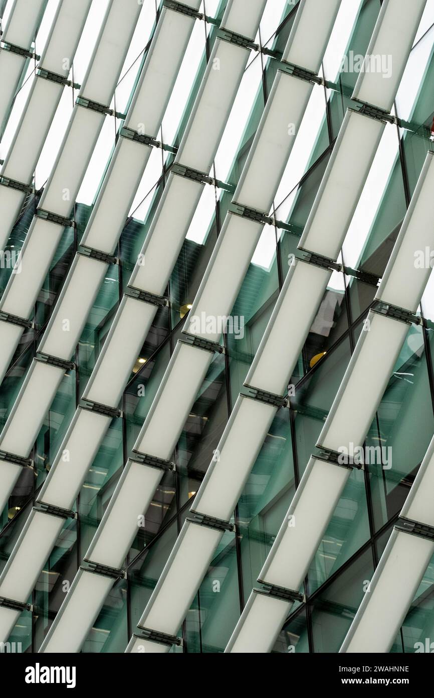 Abstract detail of the facade of a contemporary building Stock Photo ...
