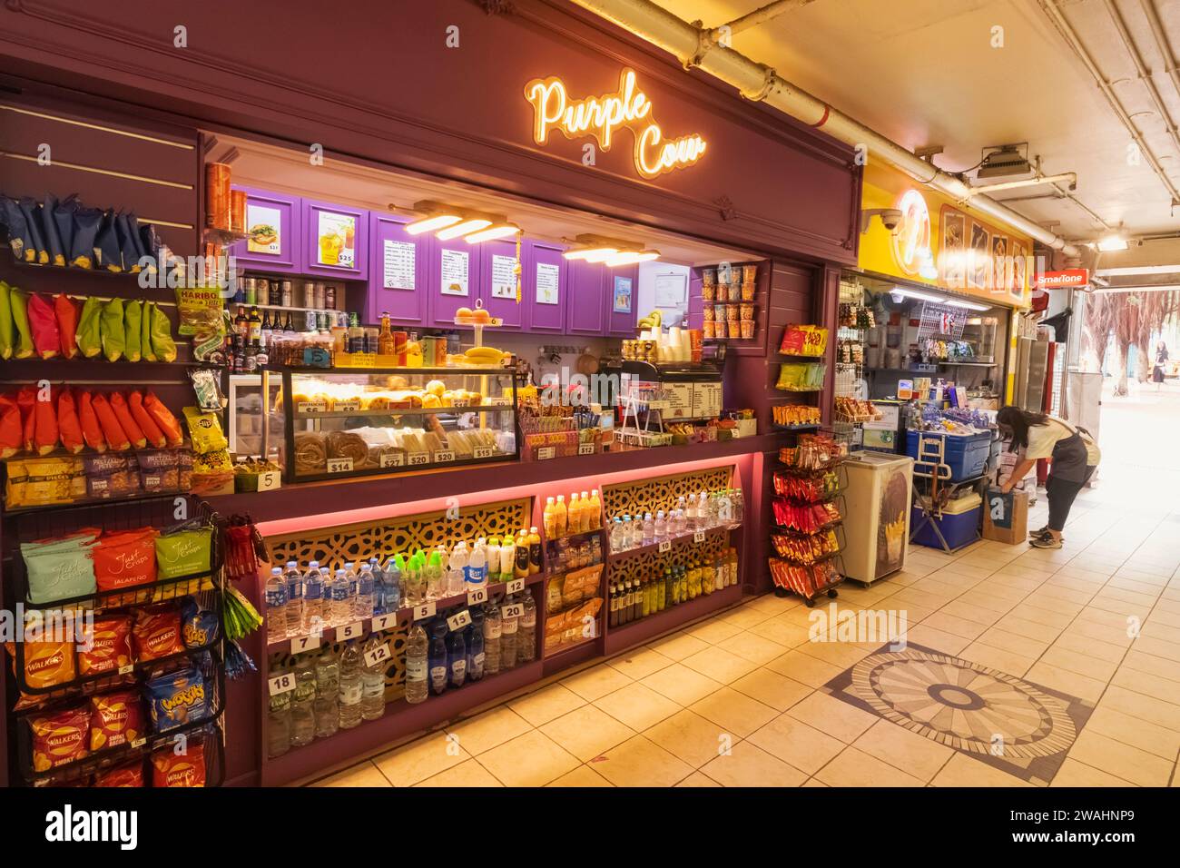China, Hong Kong, Hong Kong Island, Typical Mini Store Display Stock ...
