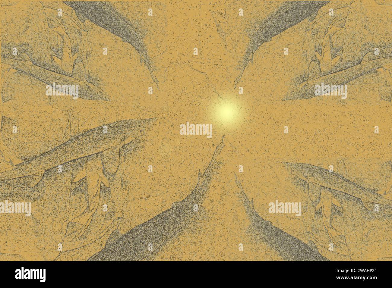 Not an illustration. Abstract pattern made through distortion and ...