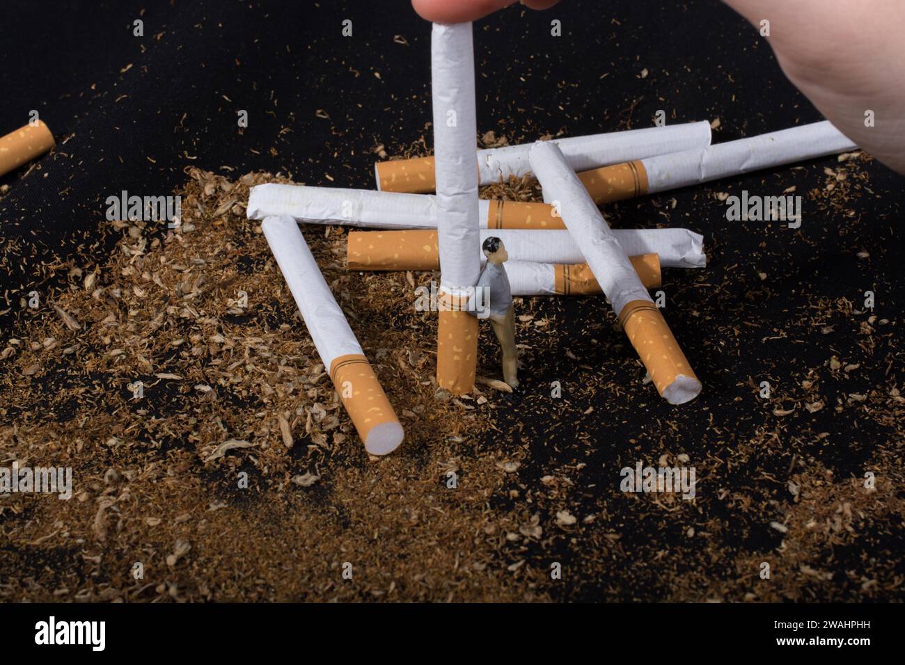 World No Tobacco Day poster for say no smoking concept Stock Photo - Alamy