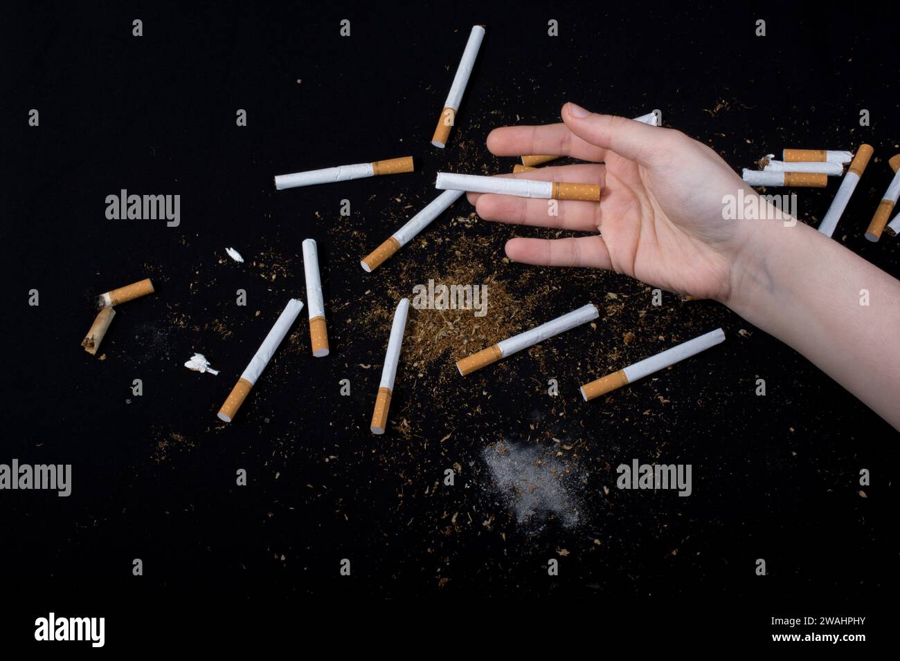 World No Tobacco Day poster for say no smoking concept Stock Photo - Alamy