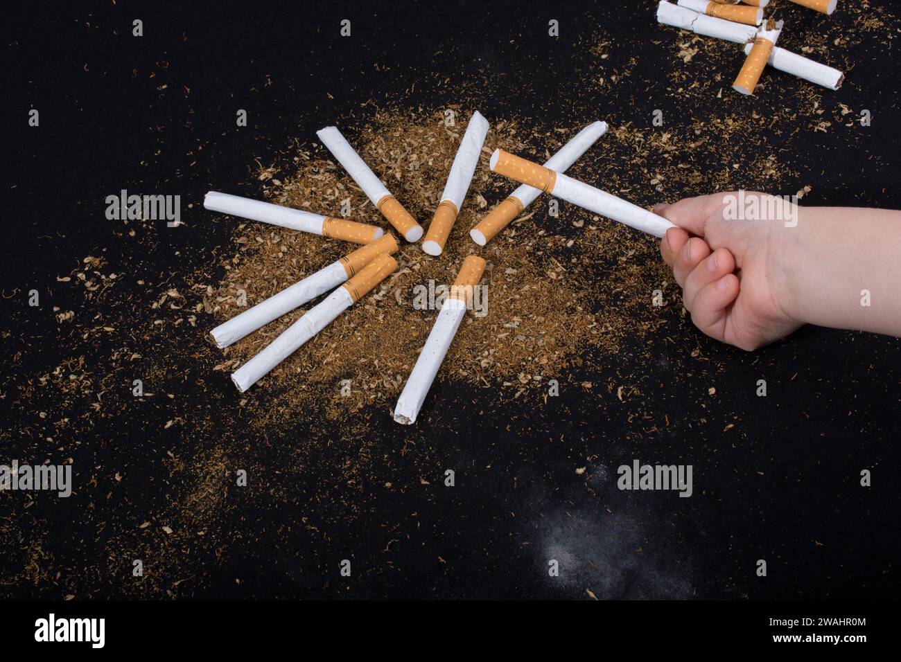 World No Tobacco Day poster for say no smoking concept Stock Photo - Alamy