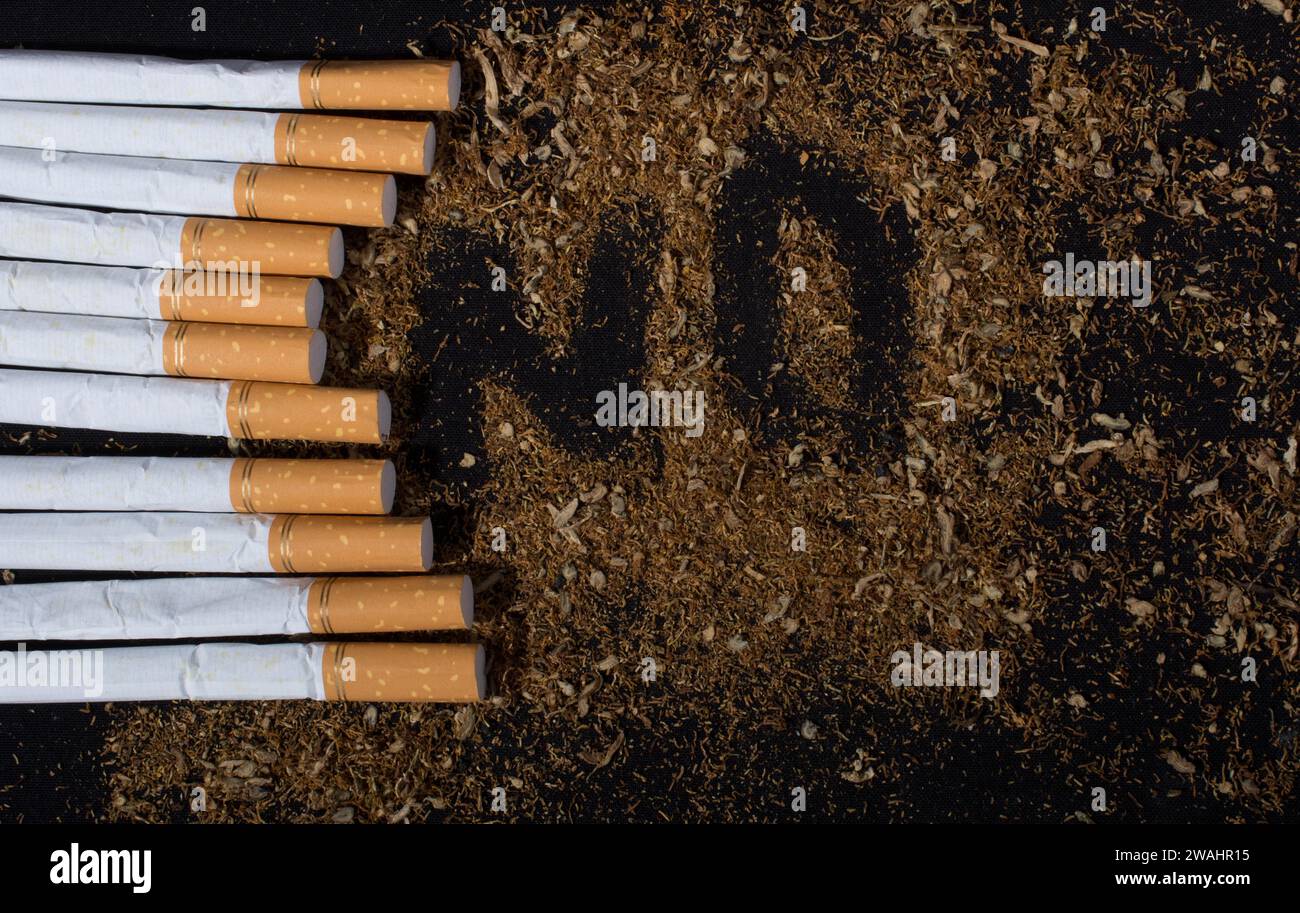 World No Tobacco Day poster for say no smoking concept Stock Photo - Alamy