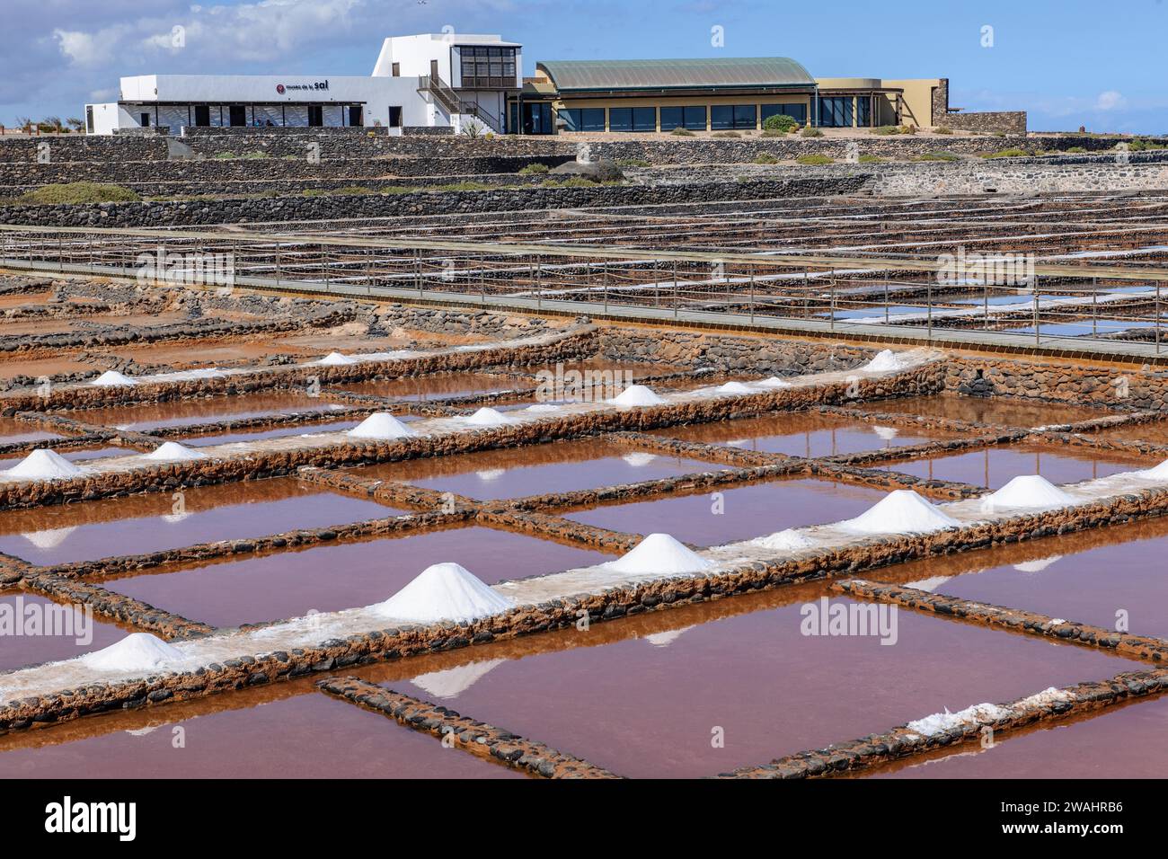 Historic salt works for salt extraction, now the salt museum Museo de ...