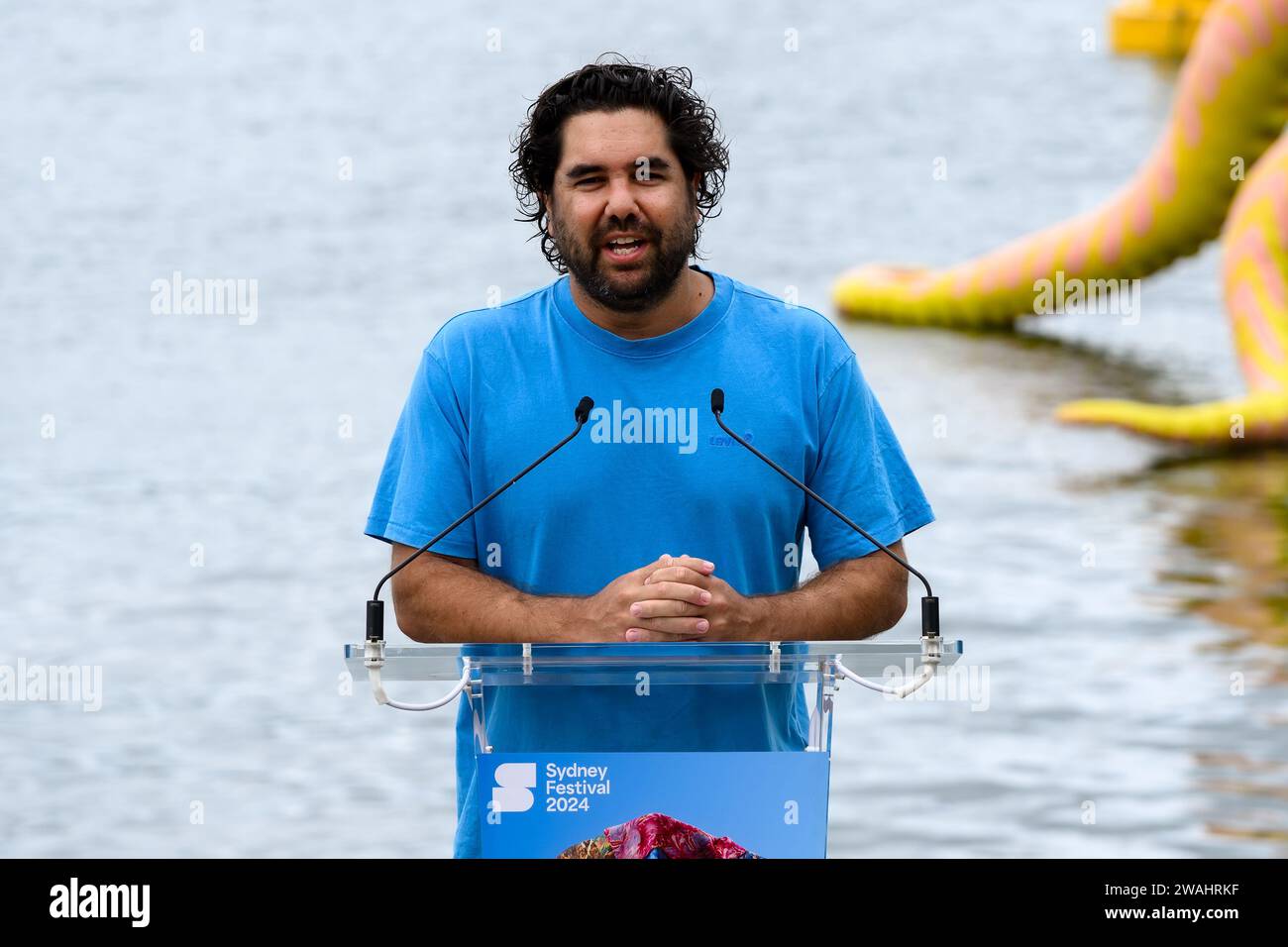 Sydney, Australia. 05th Jan, 2024. Sydney Festival Blak Out curator ...