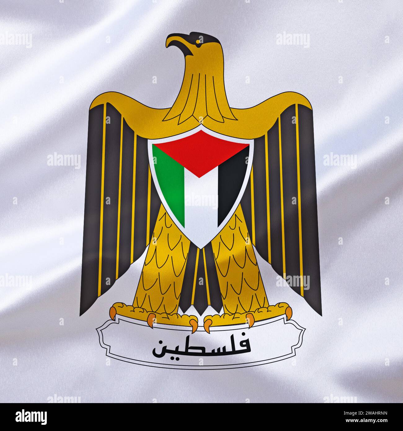 The coat of arms of Palestine, Studio Stock Photo - Alamy