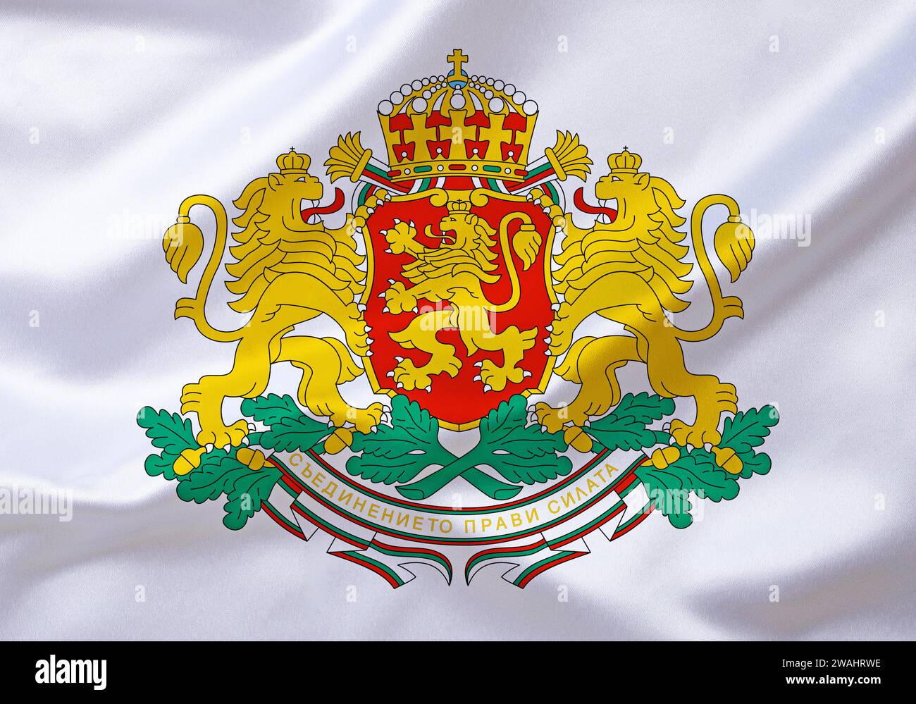 The coat of arms of Bulgaria, Balkan Peninsula, Studio Stock Photo - Alamy