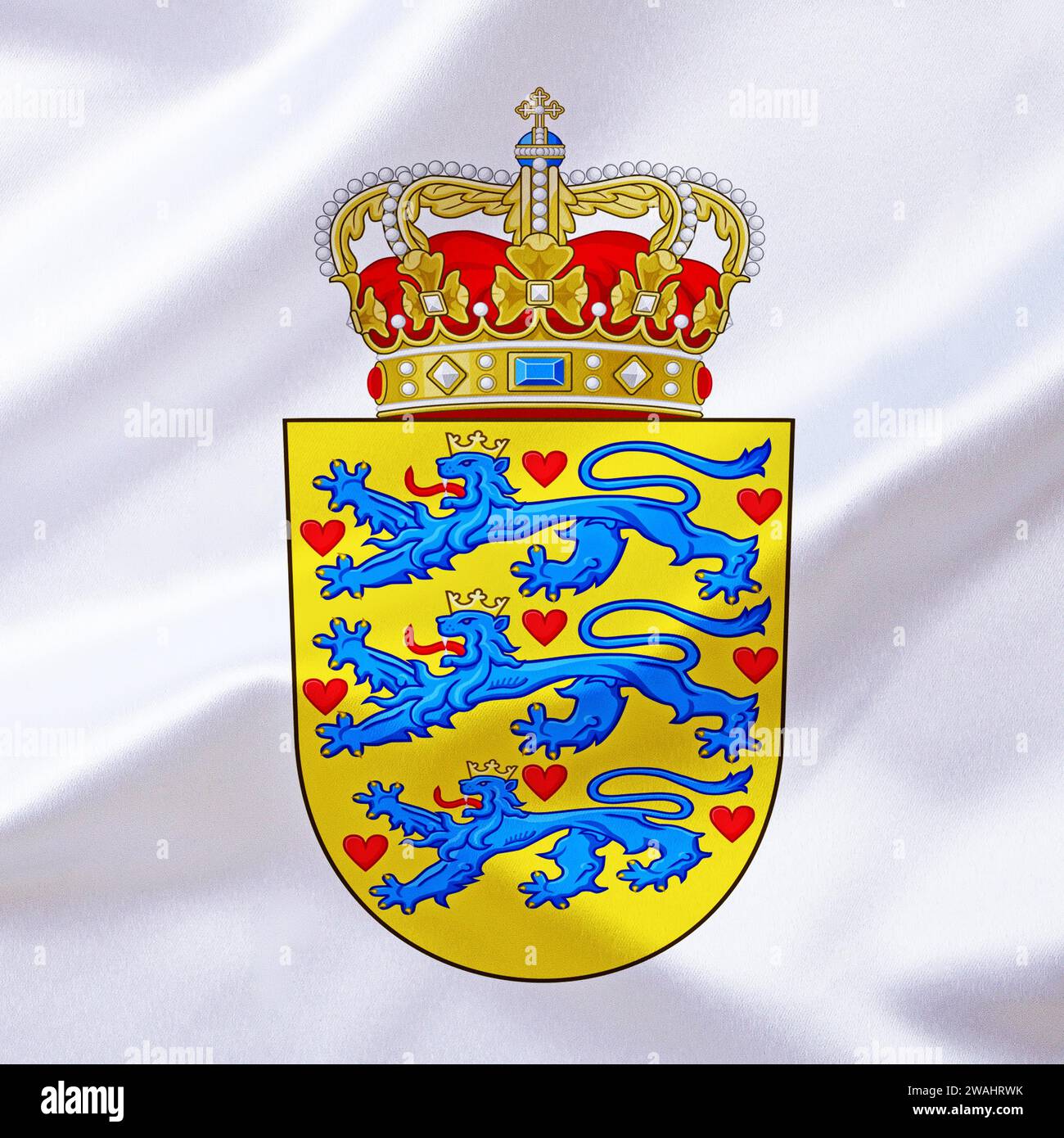 Danish coat of arms hi-res stock photography and images - Alamy