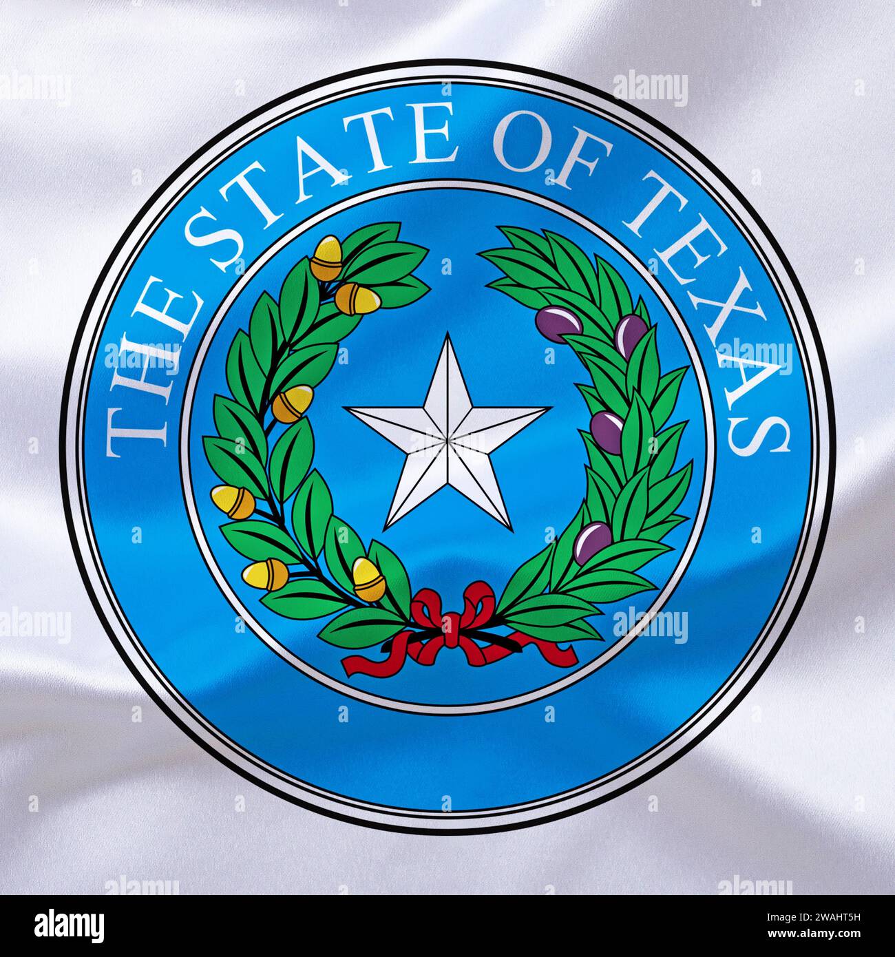 USA, The coat of arms of Texas, state of the Stock Photo - Alamy