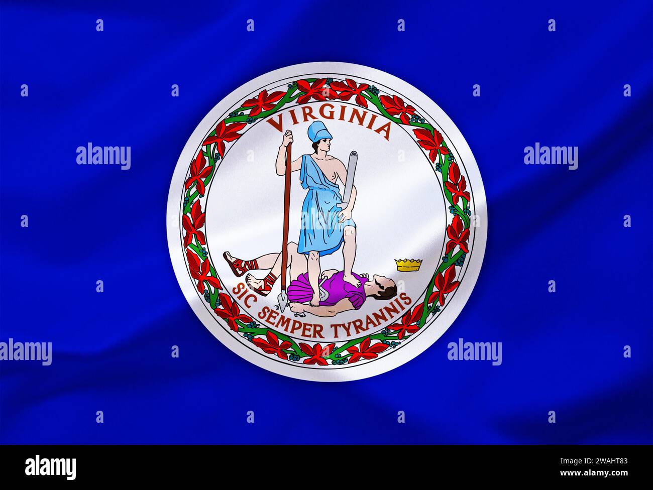 Virginia state flag hi-res stock photography and images - Alamy