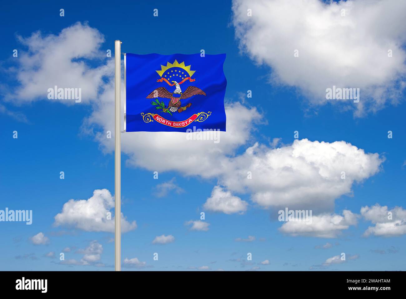 Flag north dakota state hi-res stock photography and images - Alamy