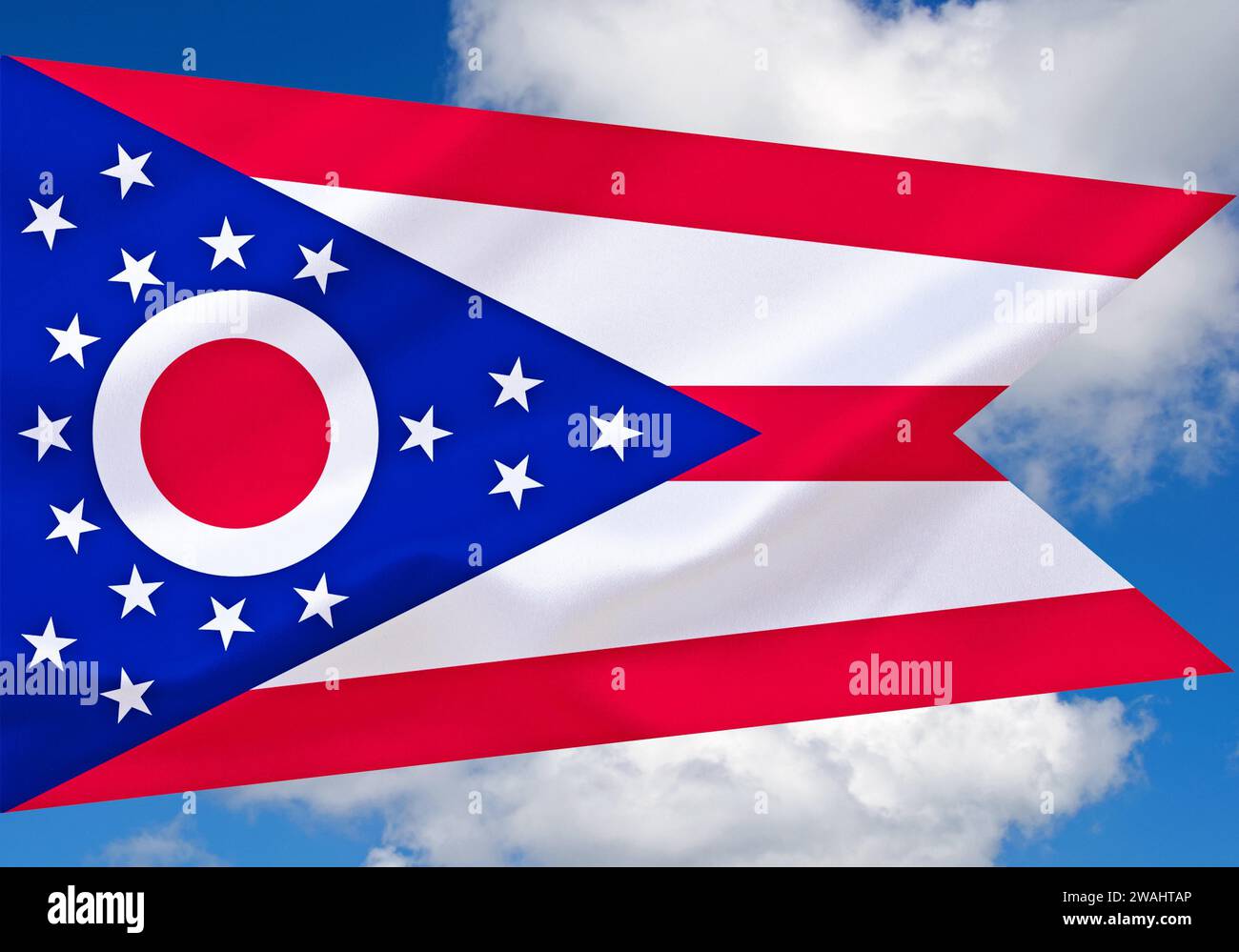 The flag of Ohio, USA, Studio Stock Photo - Alamy