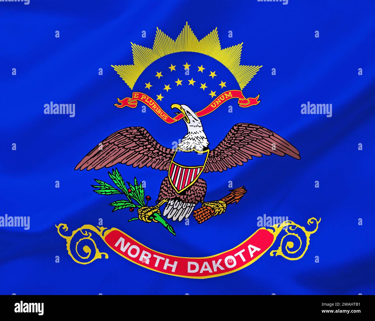 North dakota state usa digital hi-res stock photography and images - Alamy