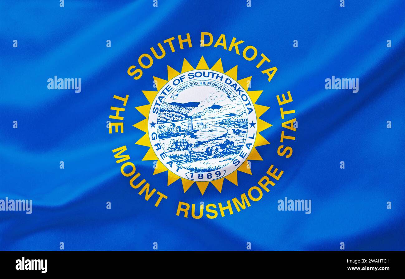 South dakota state flag hi-res stock photography and images - Alamy