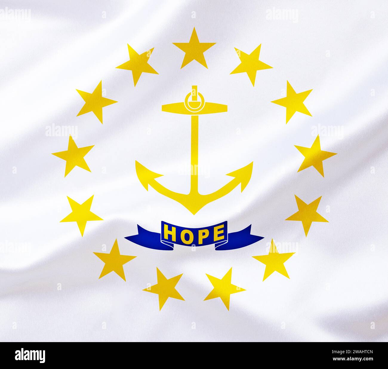 Rhode island national flag hi-res stock photography and images - Alamy
