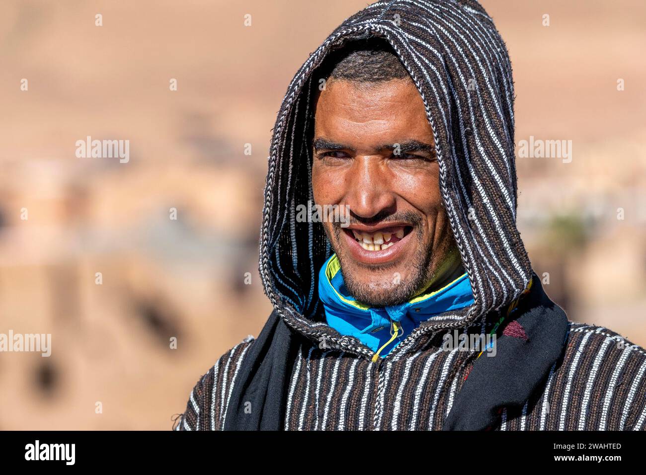 Portrait, Berber with turban, traditional clothing, Morocco Stock Photo ...