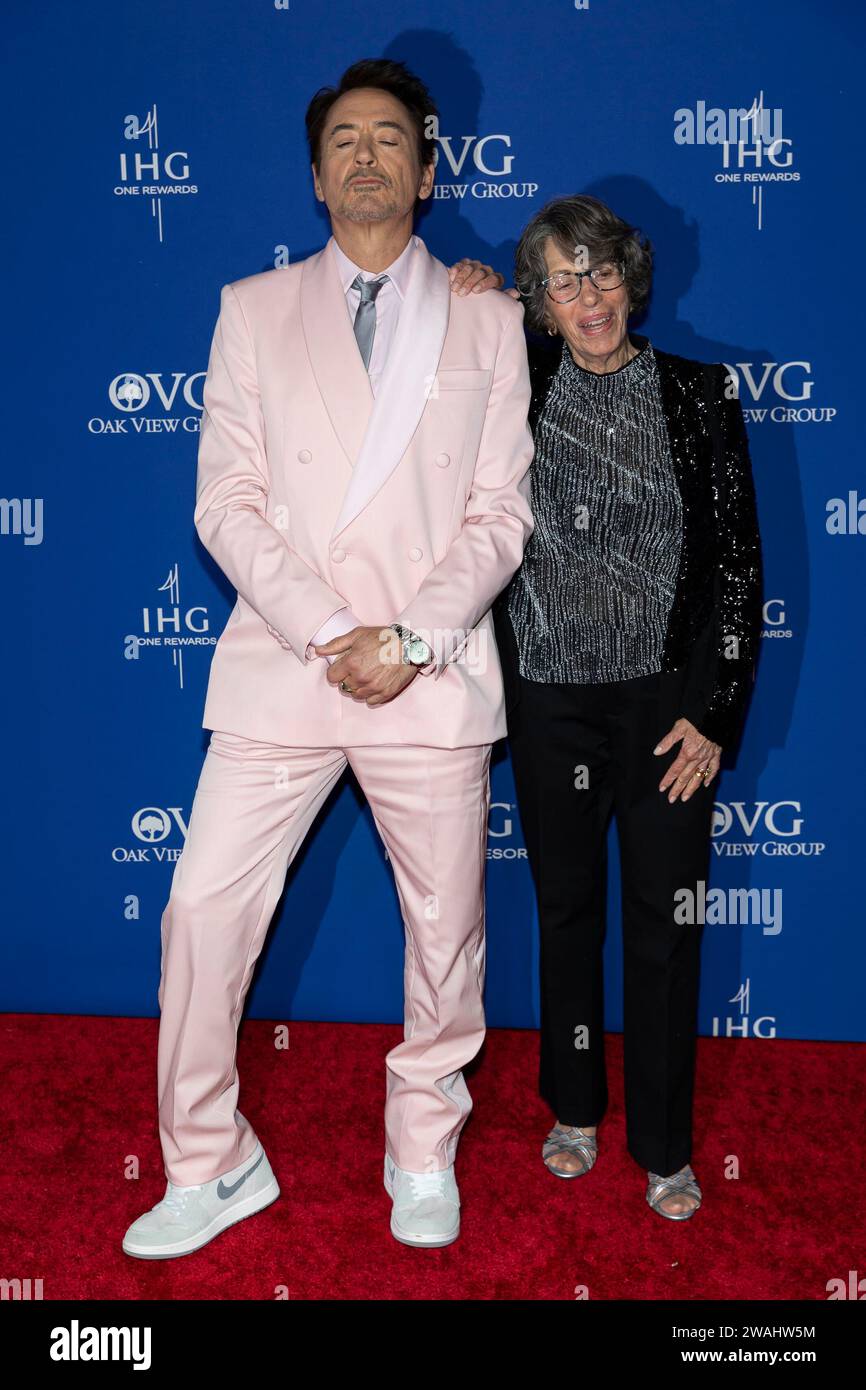 Palm Springs, USA. 04th Jan, 2024. Robert Downey Jr. and mother-in-law ...