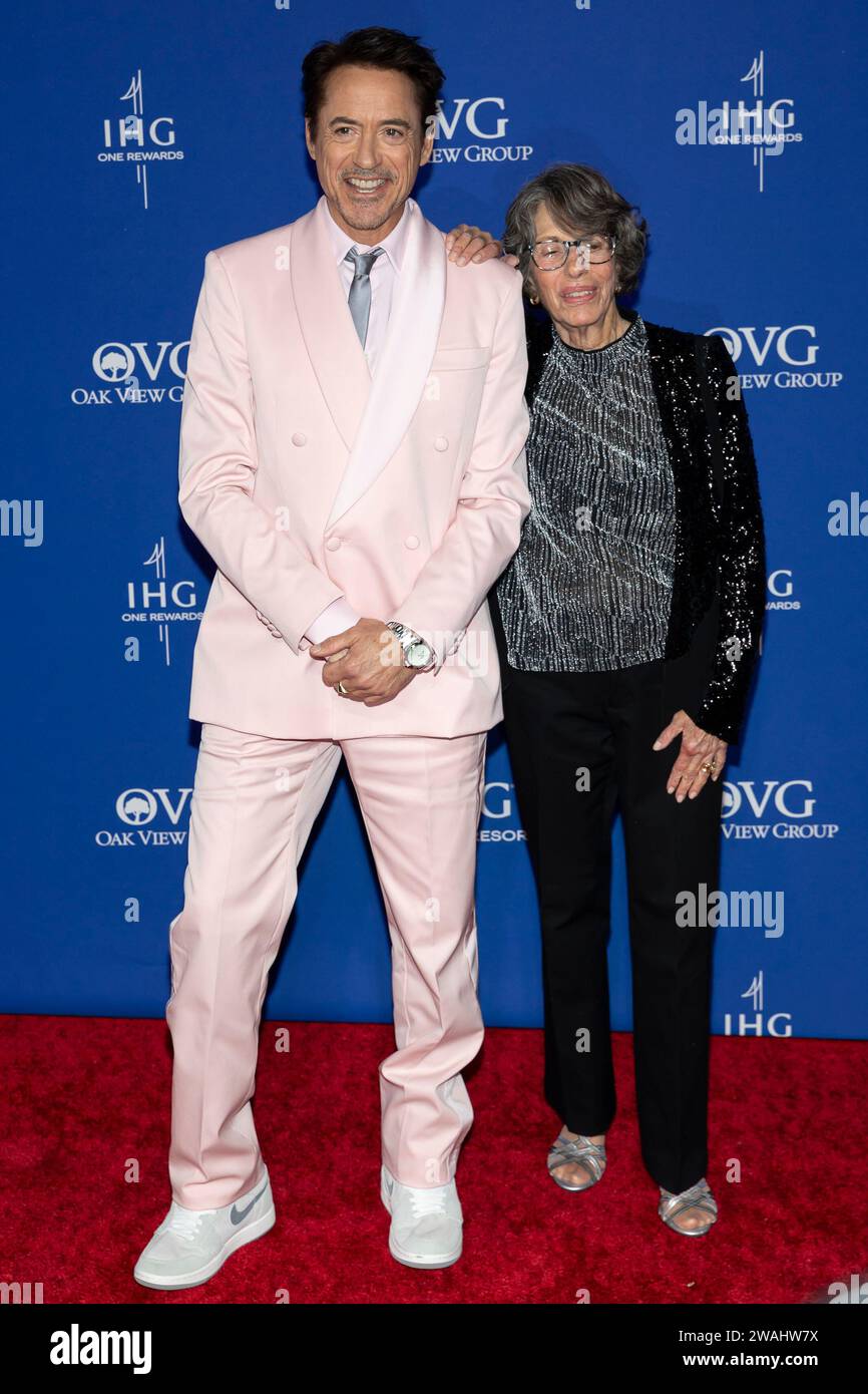 Palm Springs, USA. 04th Jan, 2024. Robert Downey Jr. and mother-in-law ...