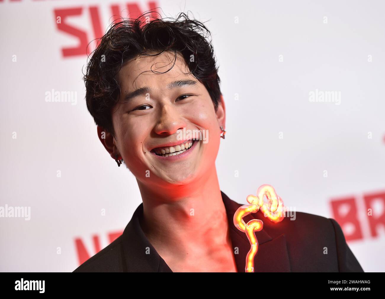 Hollywood, USA. 04th Jan, 2024. Sam Song Li arriving to Netflix's ‘The ...