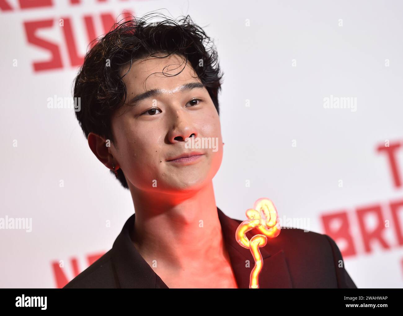 Hollywood, USA. 04th Jan, 2024. Sam Song Li arriving to Netflix's ‘The ...