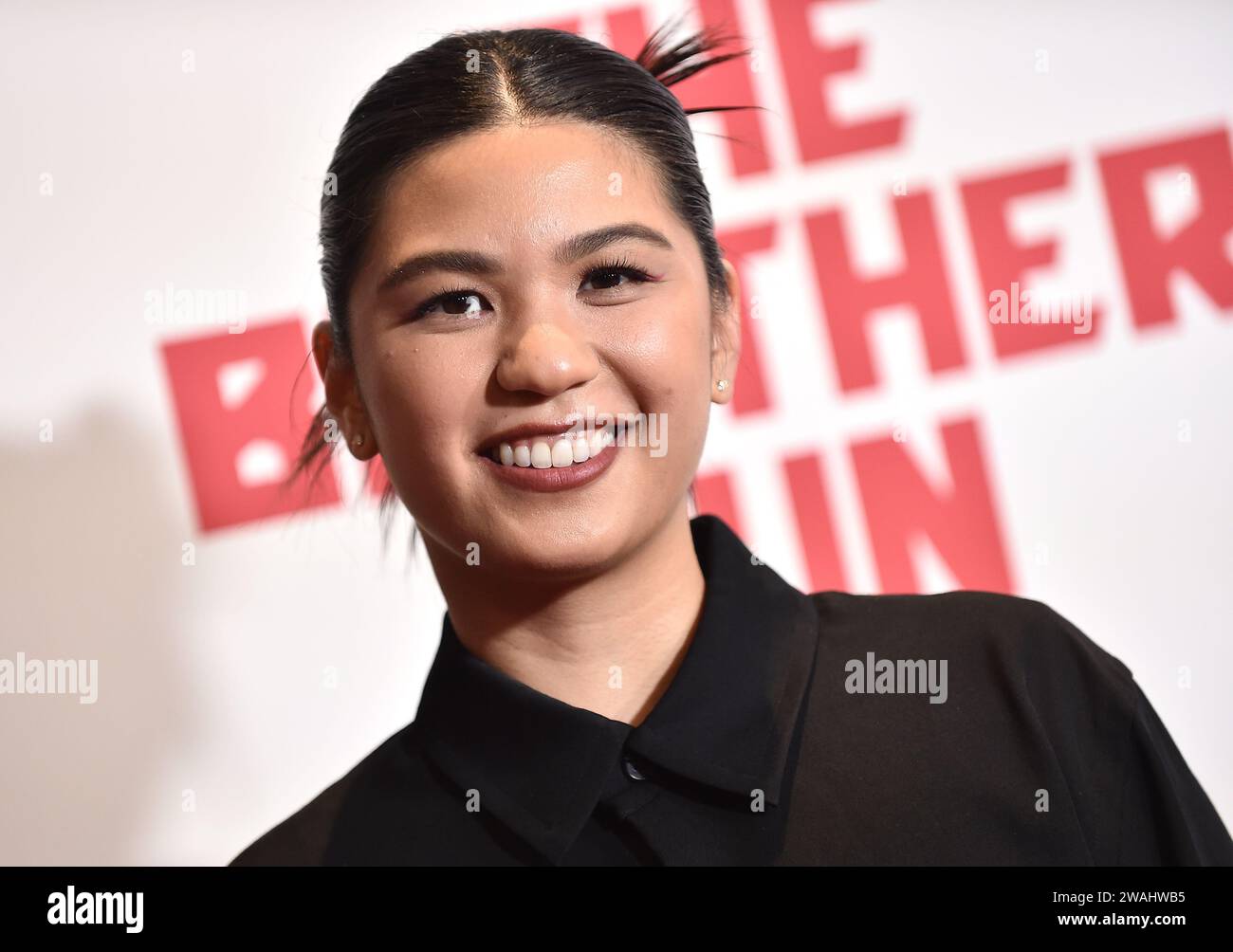 Hollywood, USA. 04th Jan, 2024. Angela Asistio arriving to Netflix's ...
