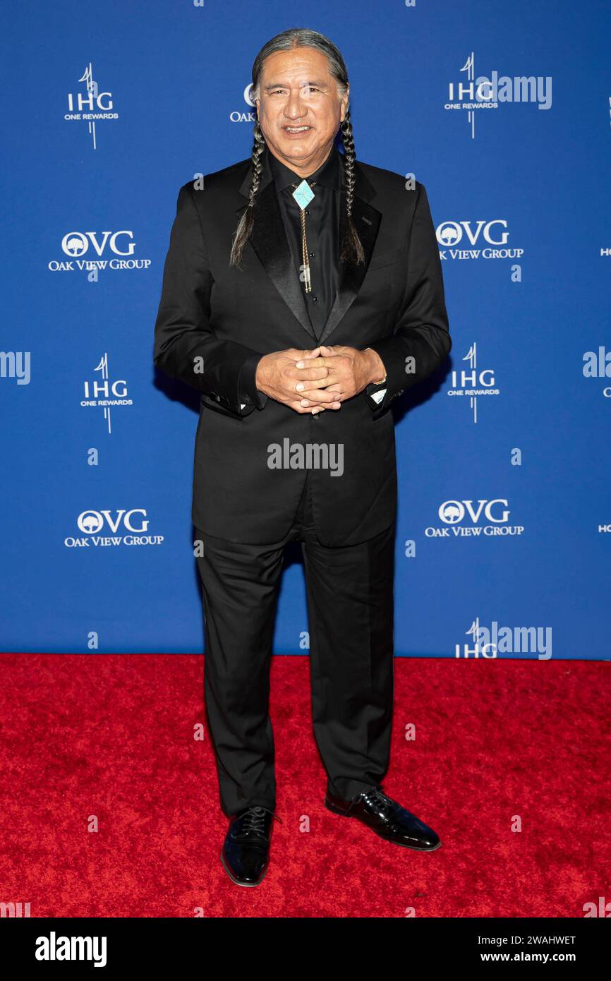 Palm Springs, USA. 04th Jan, 2024. Talee Redcorn attends the arrivals ...