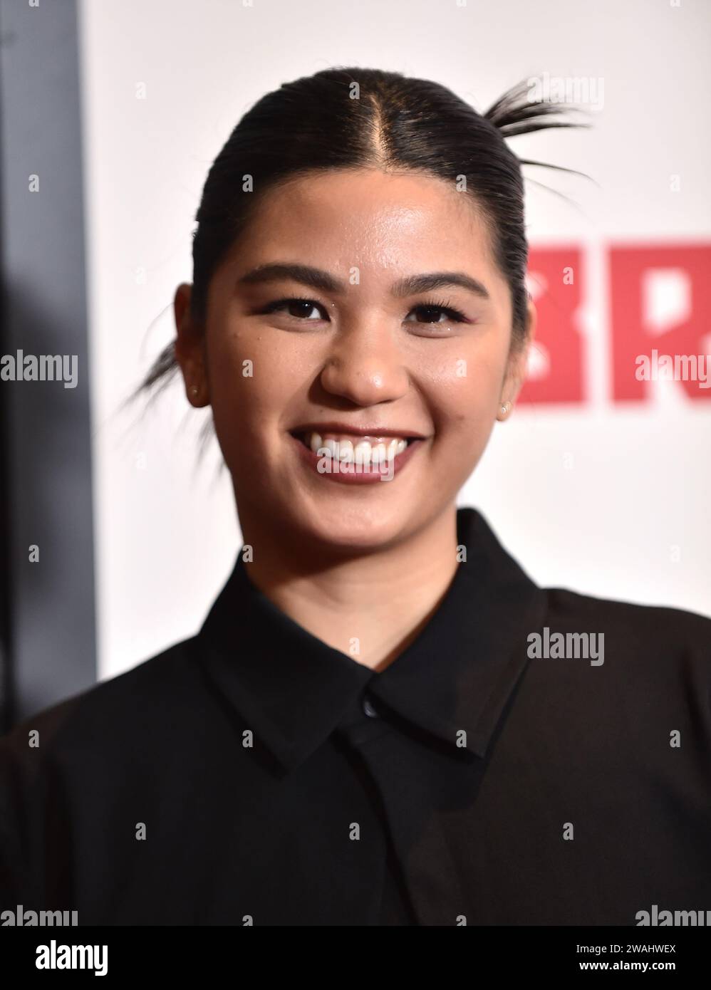 Hollywood, USA. 04th Jan, 2024. Angela Asistio arriving to Netflix's ...