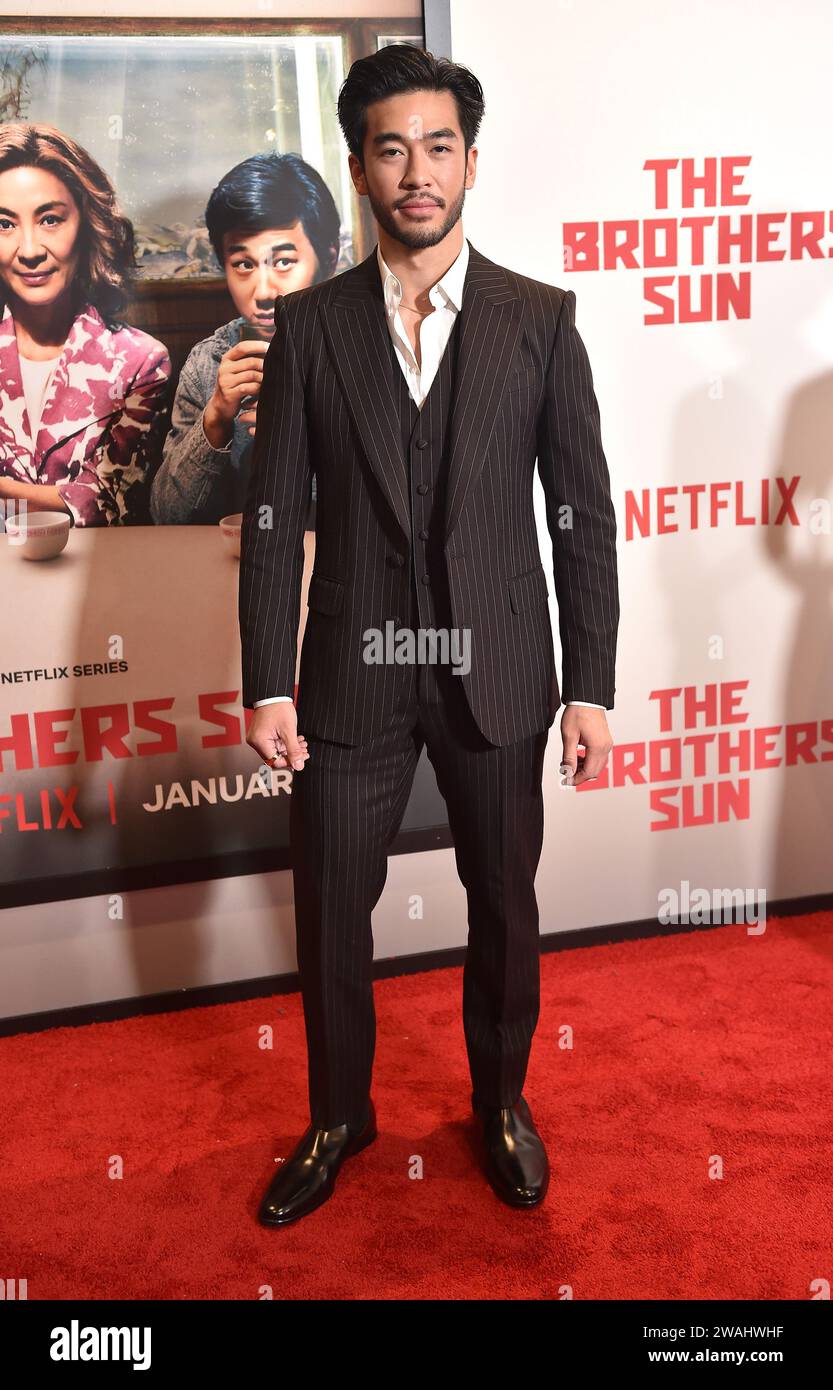 Hollywood, USA. 04th Jan, 2024. Justin Chien arriving to Netflix's ‘The ...