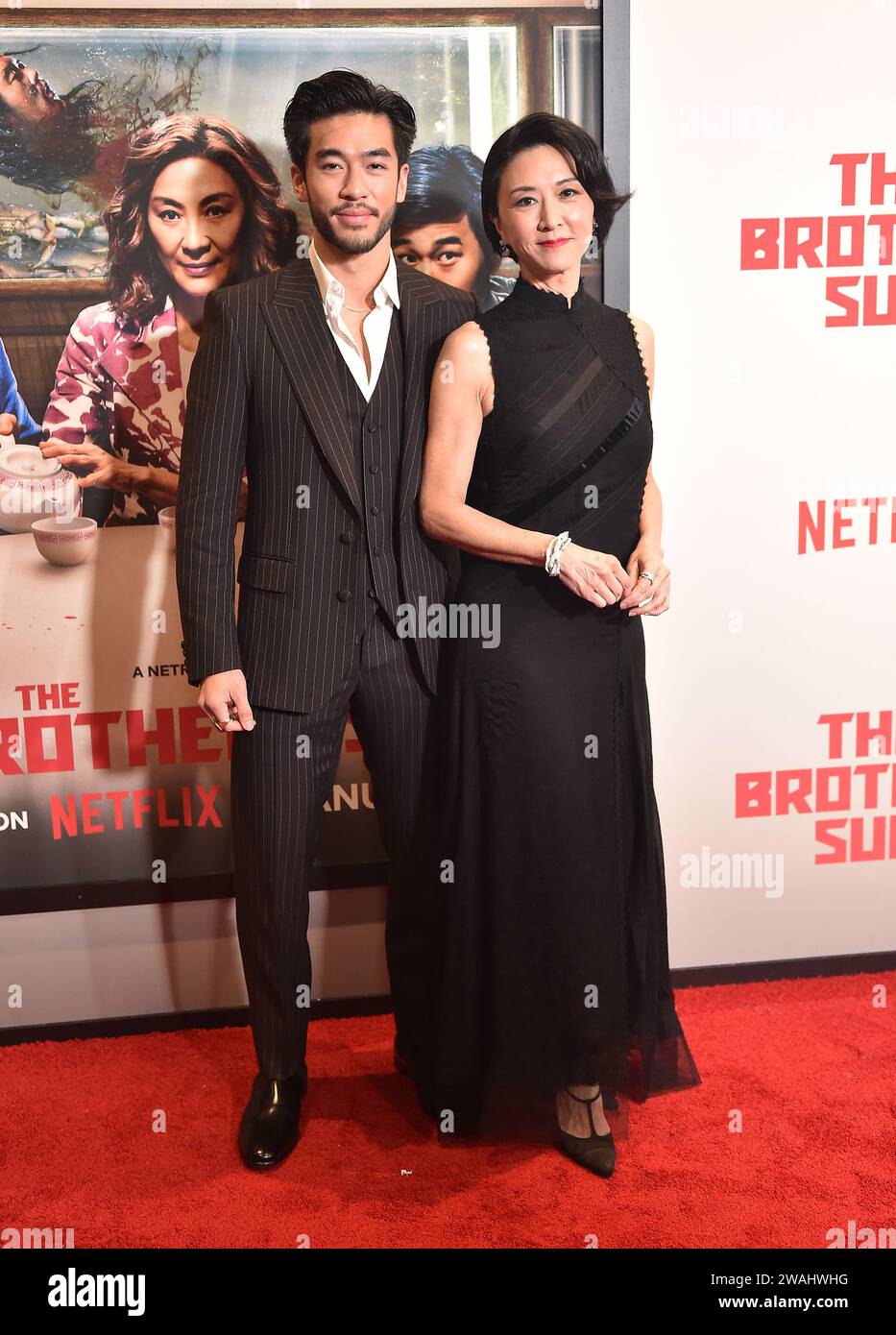 Hollywood, USA. 04th Jan, 2024. Justin Chien and Virginia Hu Chien ...